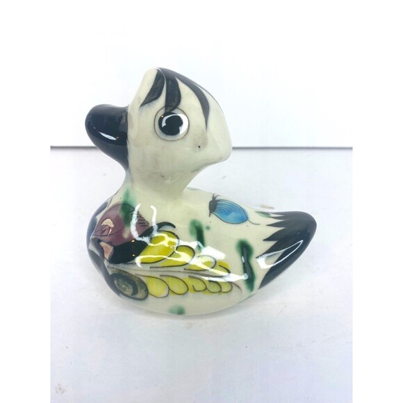 unbranded | Art | Vintage Hand Crafted Hand Painted Ceramic Duck Made ...